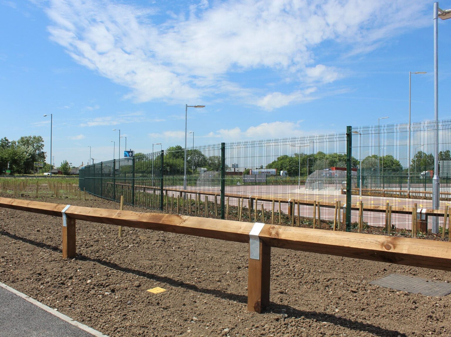Knee rails - Procter Fencing & Security